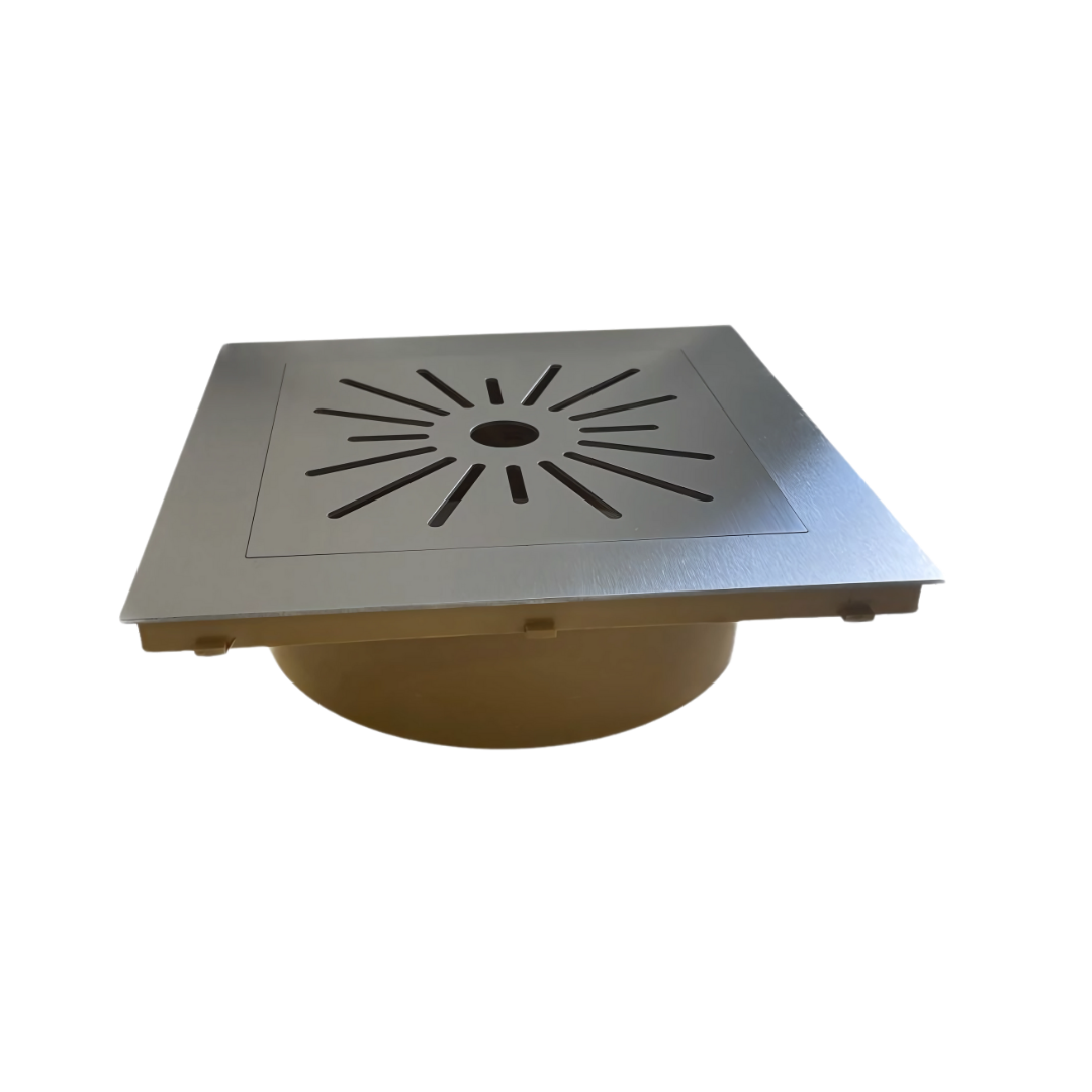 POOL WEIR SST DECK LID & COLLAR - Swimquip Mustard lid